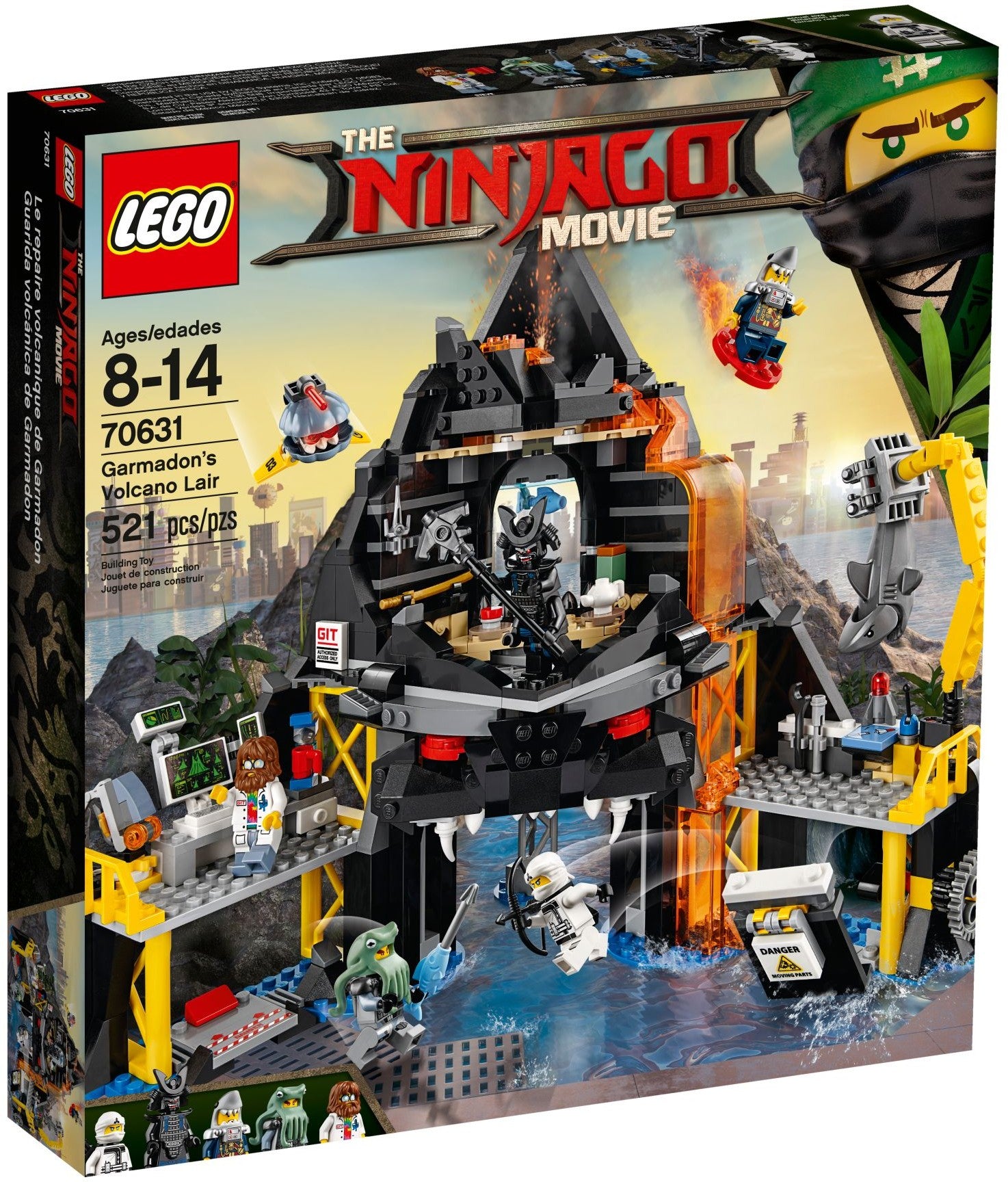 Garmadon's Volcano Lair 70631 | The LEGO Ninjago Movie | LEGO